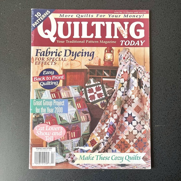 Other | 1999 Vintage Quilting Today Magazine | Poshmark